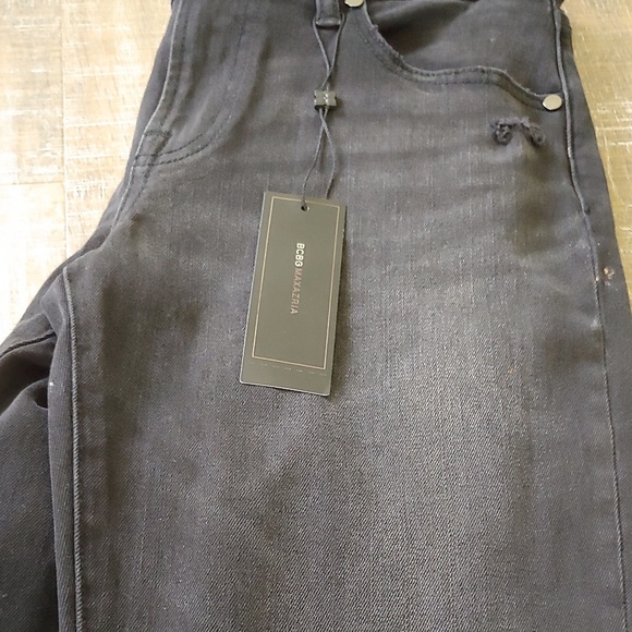 BCBGMaxAzria | Jeans | Bcbg Distressed Black Boyfriend Jeans Nwt | Poshmark